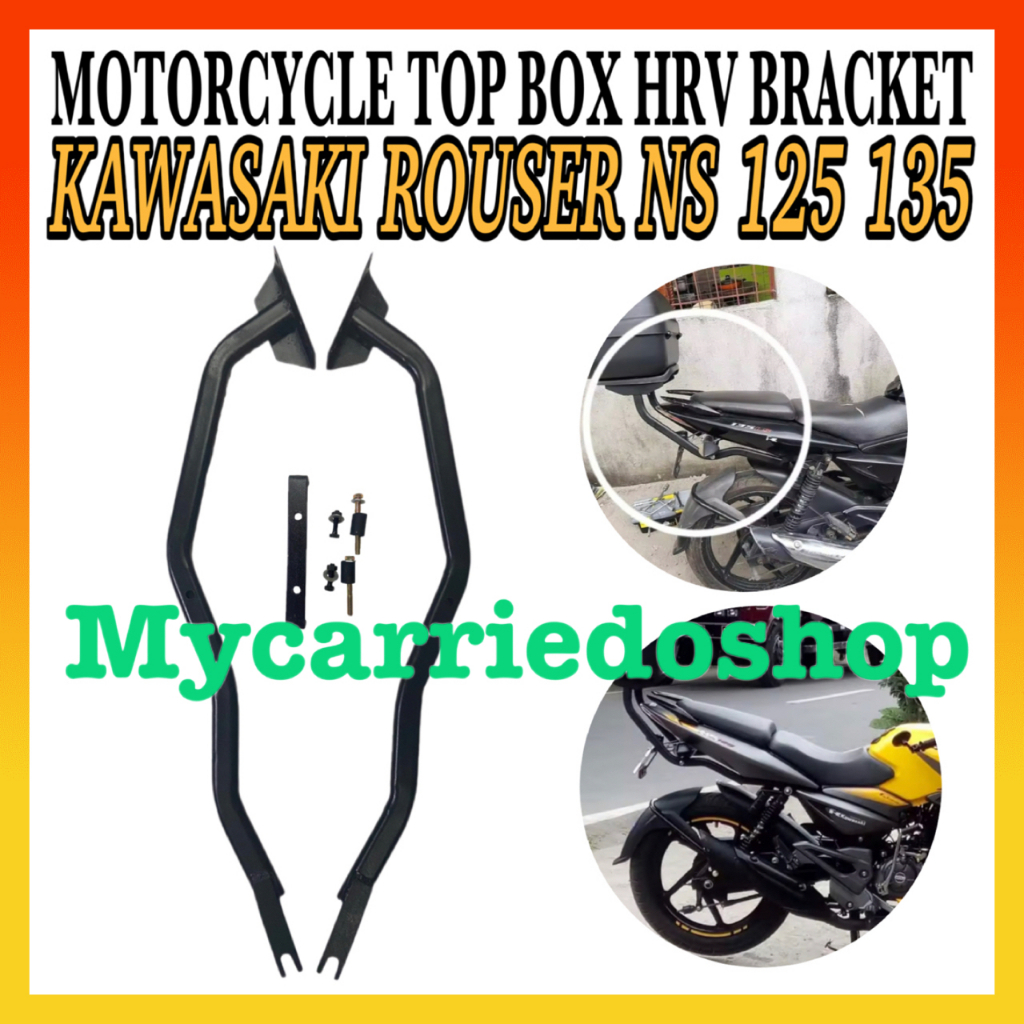 MOTORCYCLE TOP BOX HRV BRACKET FOR KAWASAKI ROUSER NS 125/135 | Shopee ...