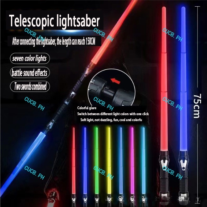 Star Wars laser sword sound and light glow stick color two-in-one ...