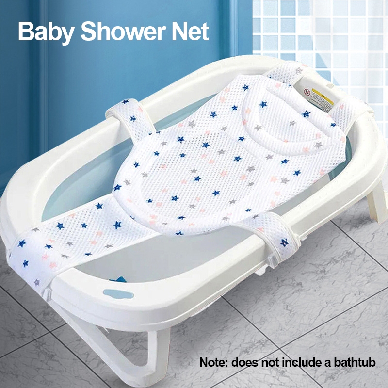 Dolphin Baby Foldable Baby Bath Tub With Net Kids Bathing Tubs Non-Slip ...