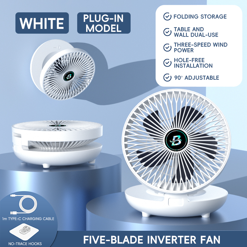 Camel Wall fan With remote control 16 inch Electric Fan 5 Blades Quiet ...