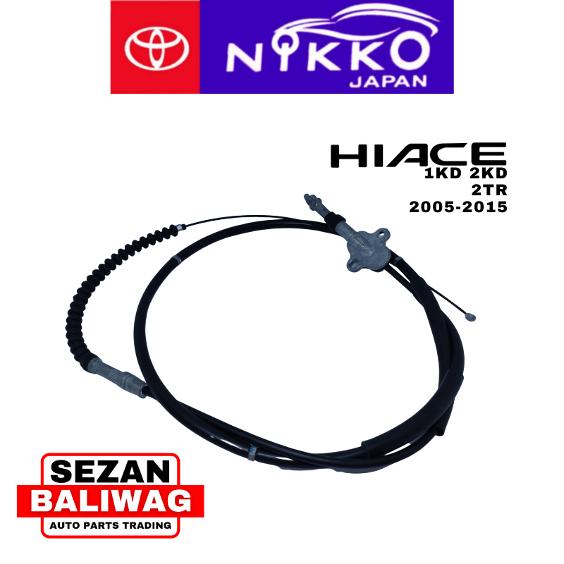 NIKKO JAPAN FRONT HAND BRAKE CABLE TOYOTA HIACE COMMUTER 2005-2015 ...