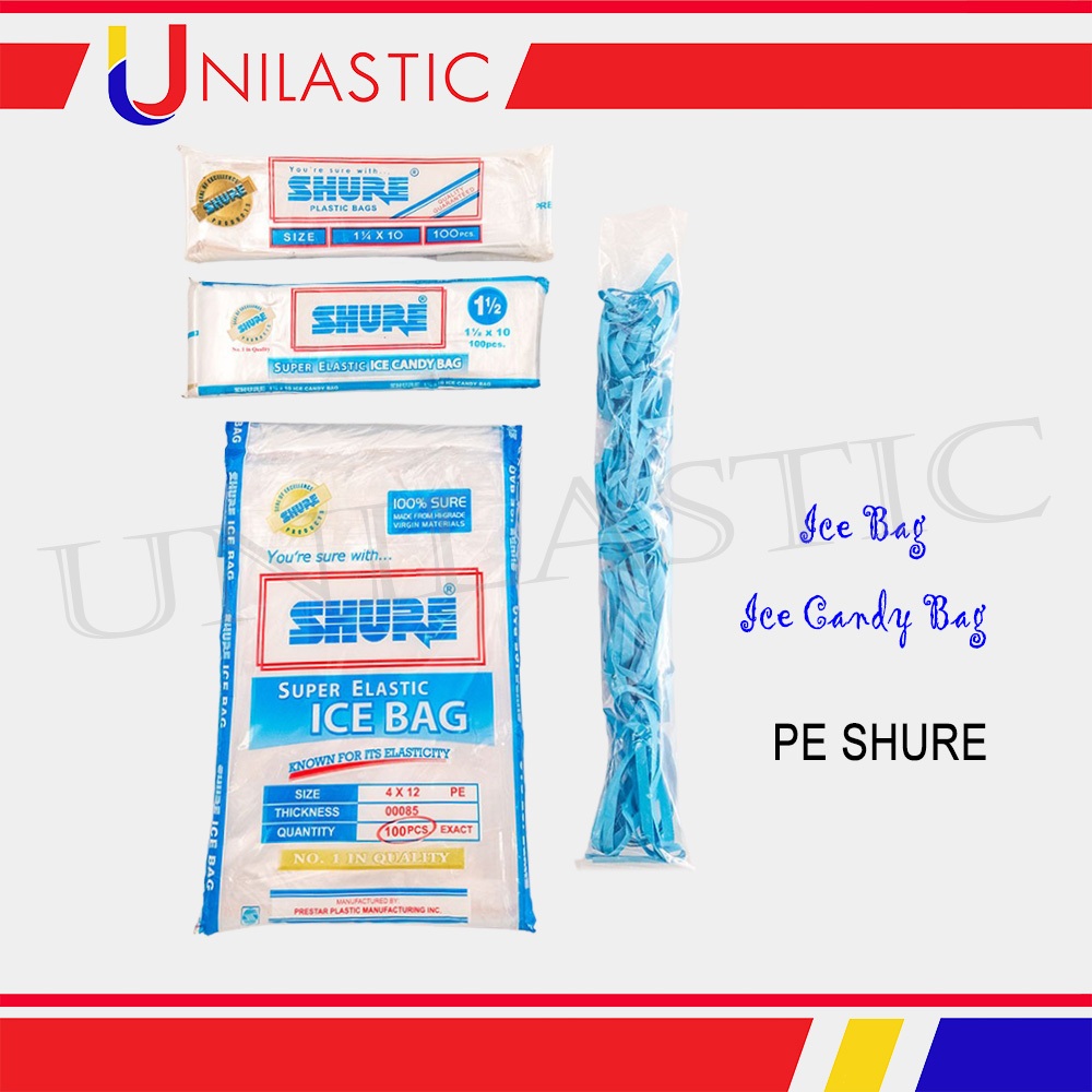 PE SHURE ICE CANDY AND ICE BAG (500 PCS) | Shopee Philippines