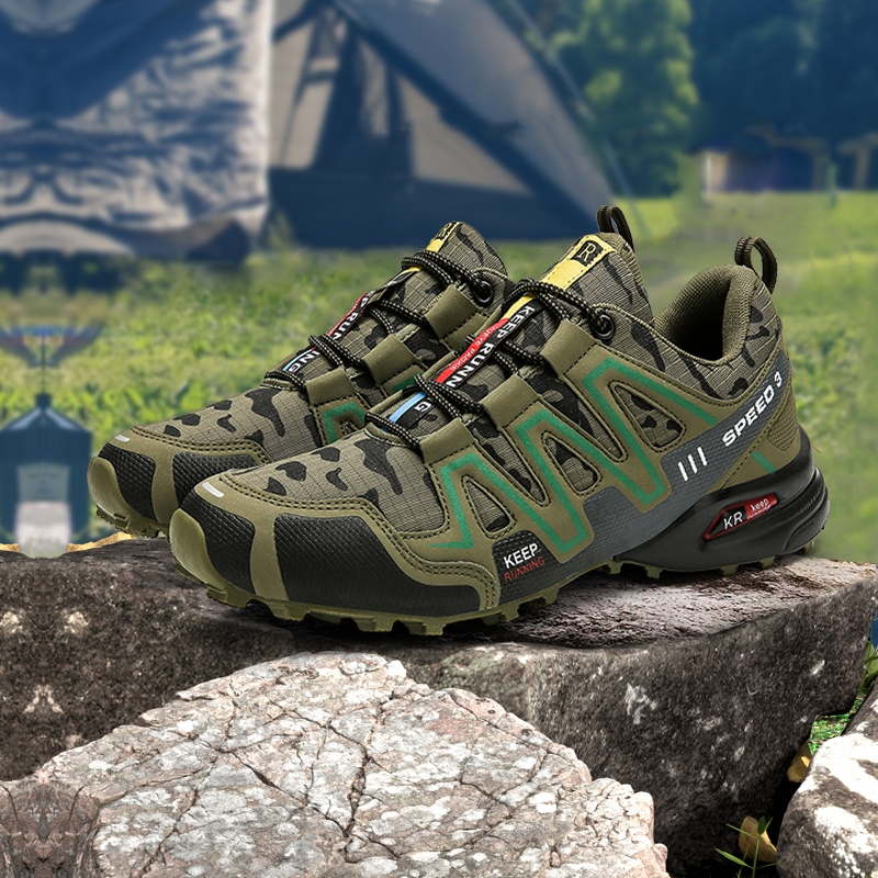 【Solomon】 Outdoor Shoes Trail Running Shoes Men's Hiking Shoes Non-slip ...