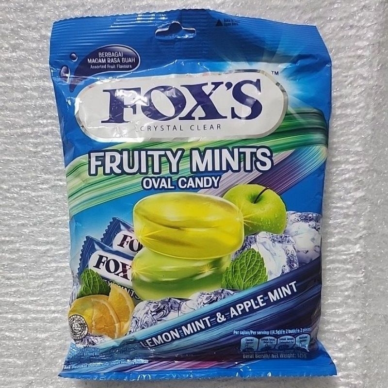 Fox Fox's Crystal Clear Candy Fruit Flavored | Shopee Philippines