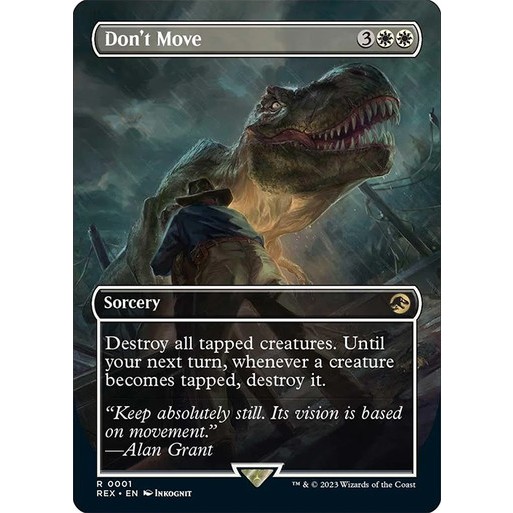 Dont Move Borderless Jurassic World Collection Rex Shopee Philippines