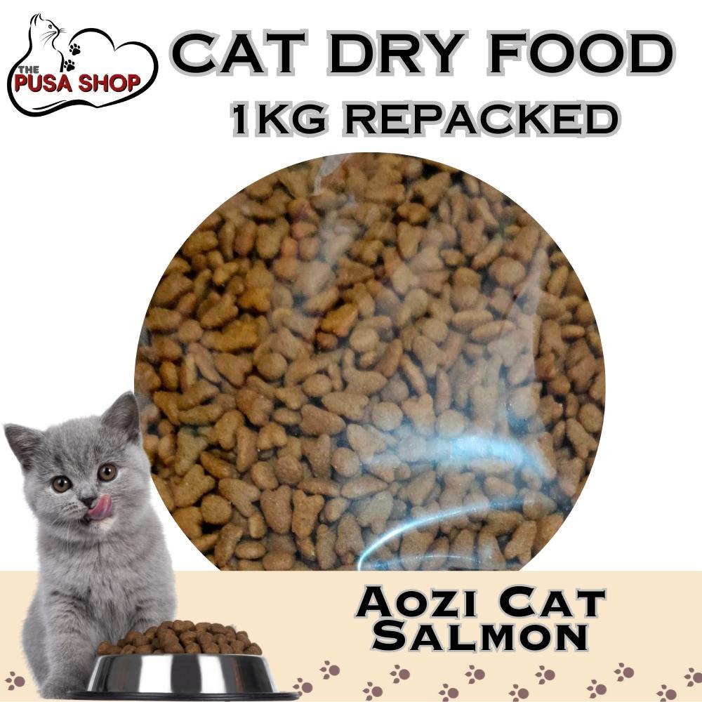 Aozi Cat And Aozi Kitten Dry Food 1kg Repacked Shopee Philippines
