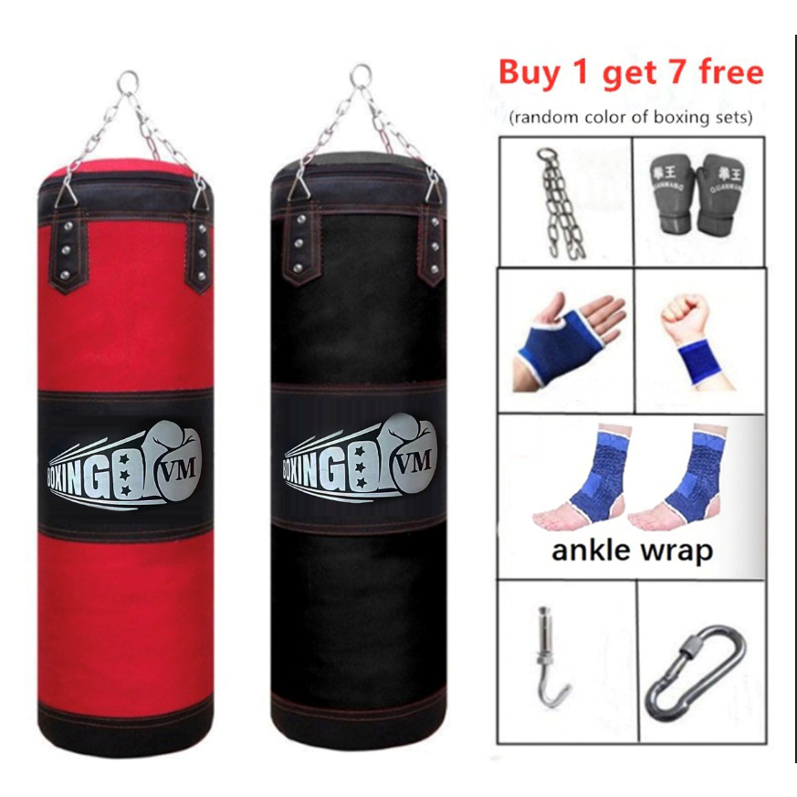Fiveall 80cm 100cm 120cm Boxing Empty Punching Sand Bag with Chain ...