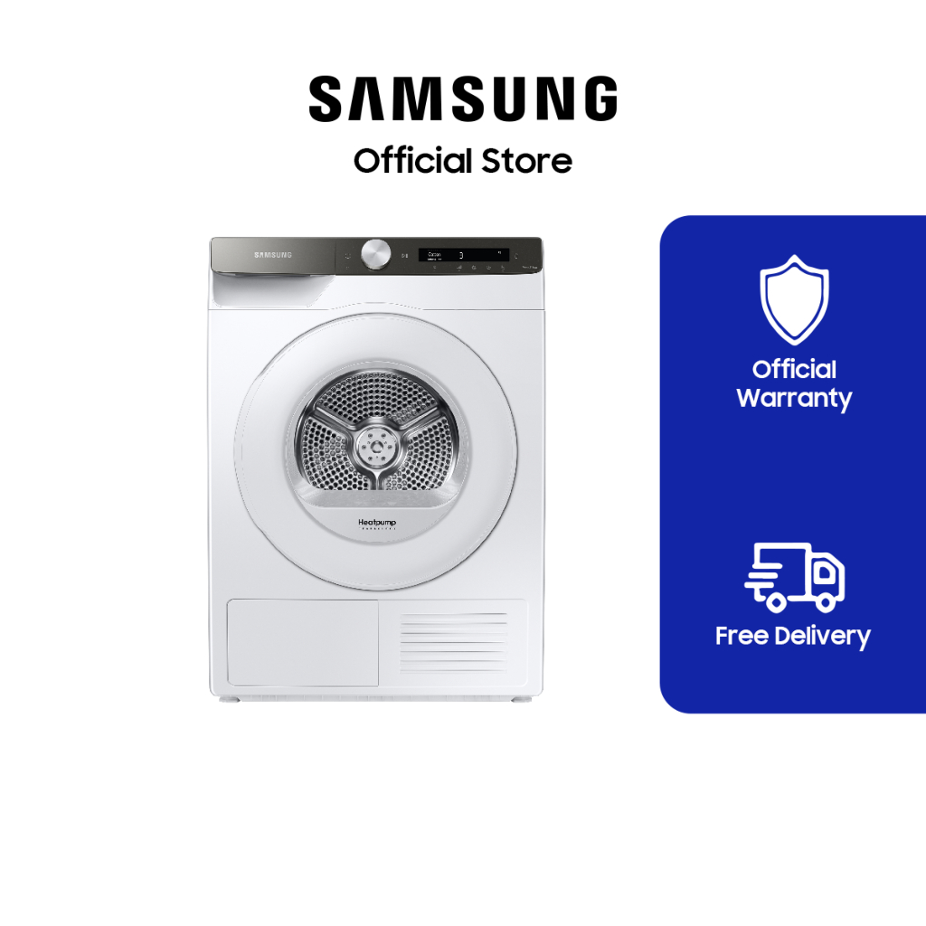 Samsung DV80T5220TT/TC 8 kg Front Load Dryer with AI Control and Heat ...