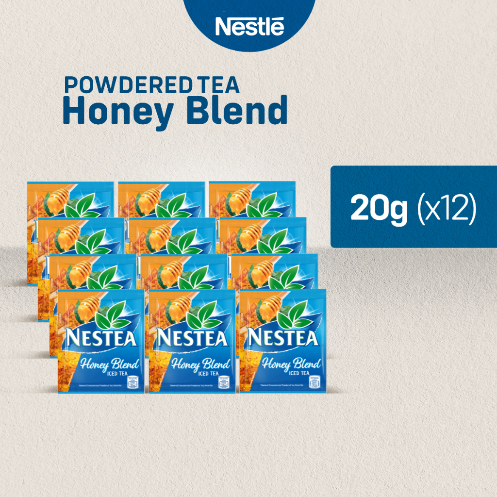Nestea Honey Blend Iced Tea 20g - Pack of 12 Sachets | Shopee Philippines