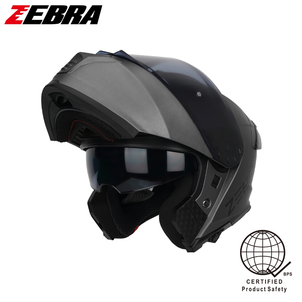 Zebra full face modular helmet motorcycle dual visor with icc A113 ...