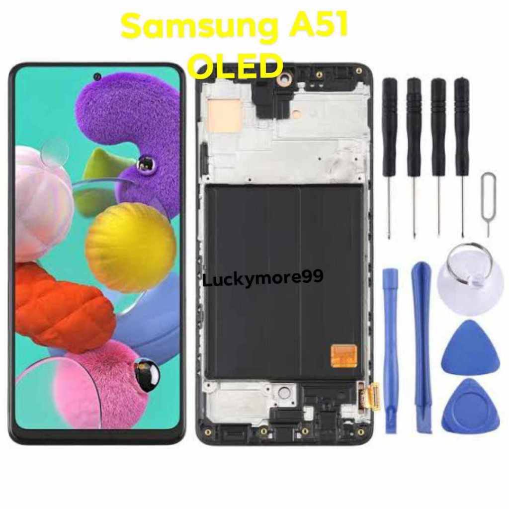 OLED SAMSUNG A51 A515 LCD WITH FRAME TOUCHSCREEN AVAILABLE | Shopee ...