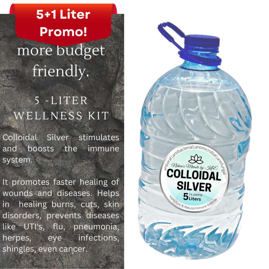 Colloidal Silver 15-20ppm 6000ml | Shopee Philippines