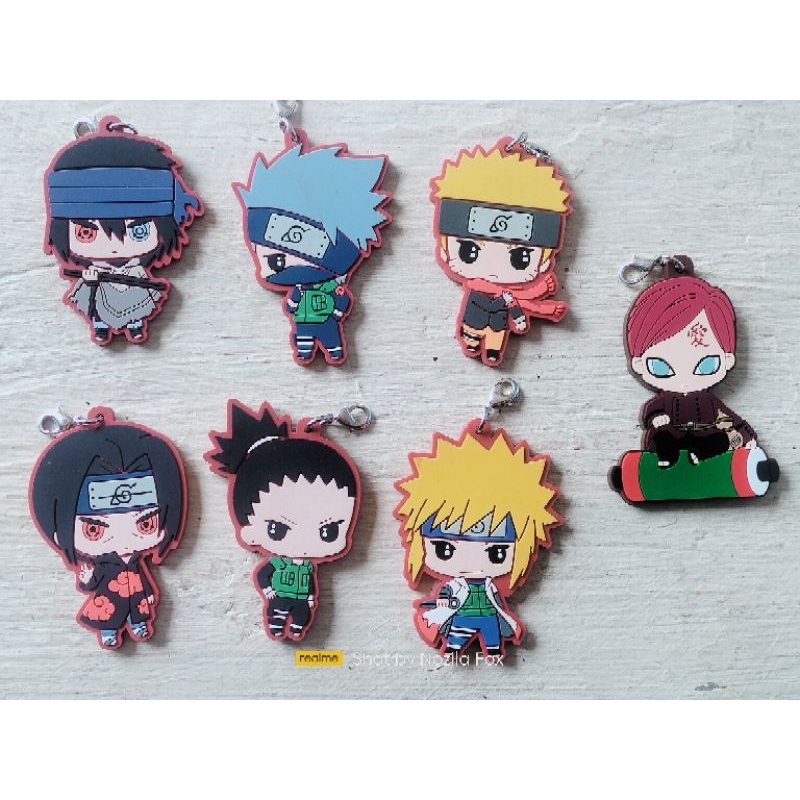 Naruto Shippuden - Rubber Strap Keychain Charm | Shopee Philippines
