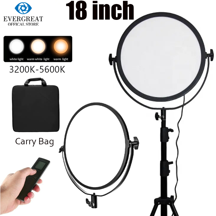 SL-360 18 inch Ring LED Video Light Stand Photo Studio Panel Lighting ...