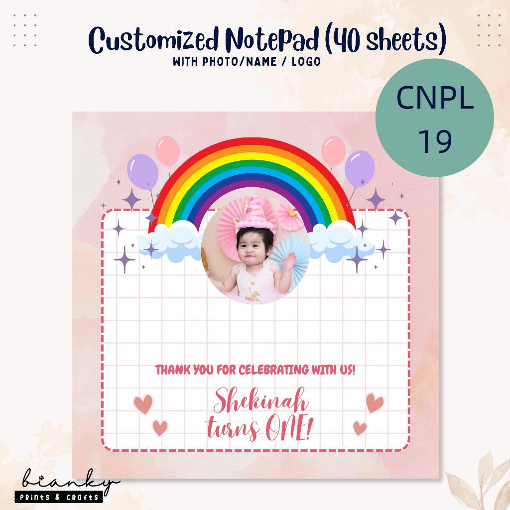 Customized Notepad Memo Pad (40sheets) | Shopee Philippines