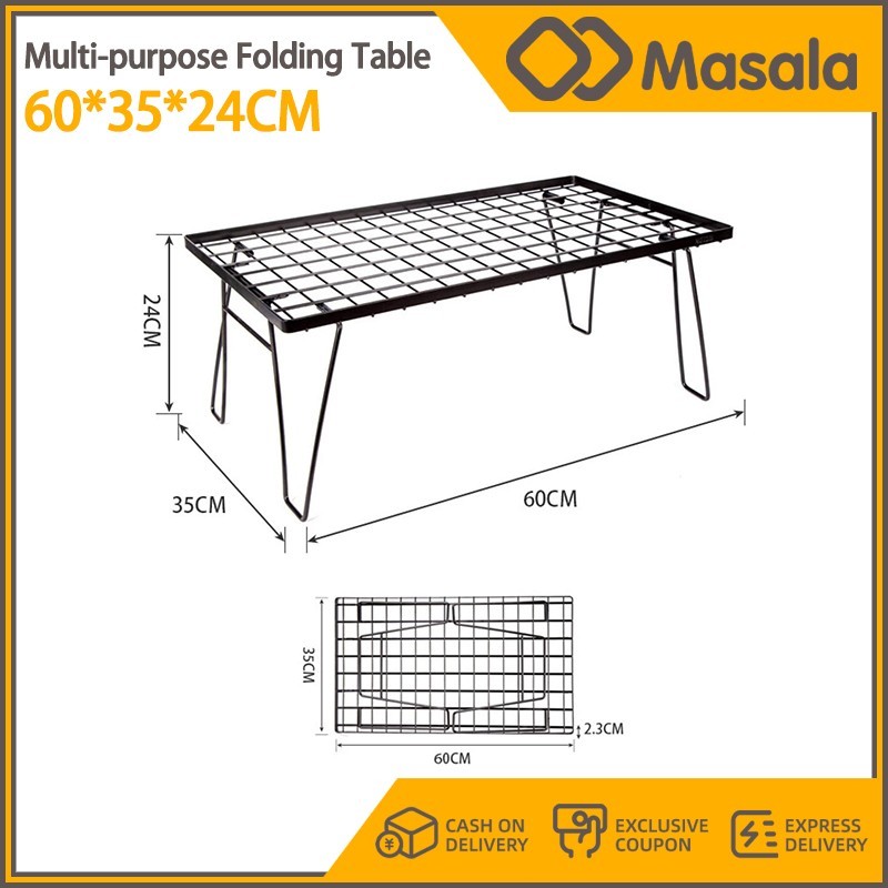 Outdoor Folding Mesh Table Board Camping Portable Multifunctional ...