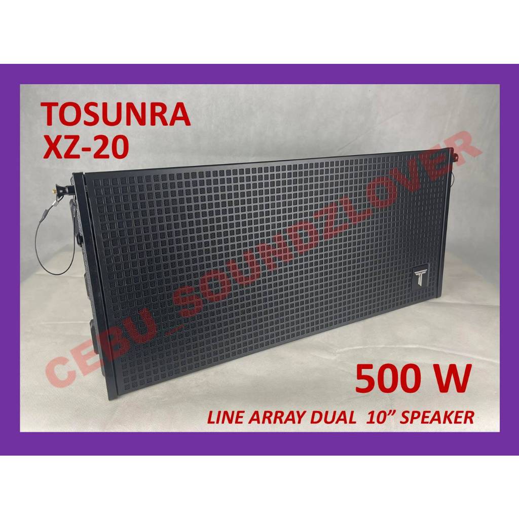 Tosunra Professional Dual 10 inches Line Array Speaker XZ-20 power ...