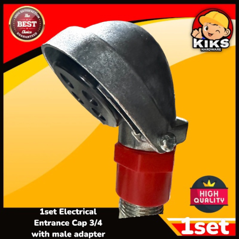 Electrical Entrance Cap 1/2, 3/4, and 1inch with male adapter 1SET ...