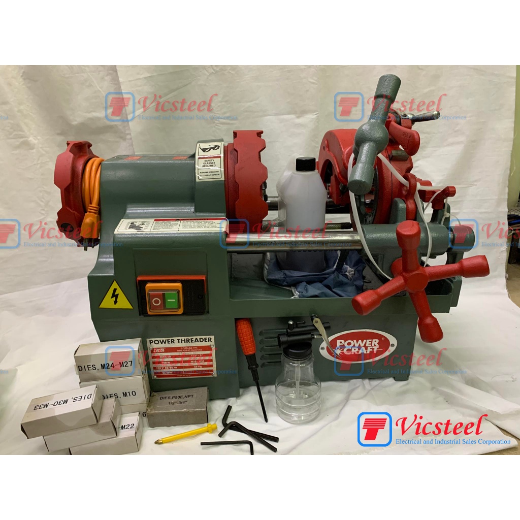Powercraft Threading Machine PCTM50 1/2 to 2 inches with handle brand ...