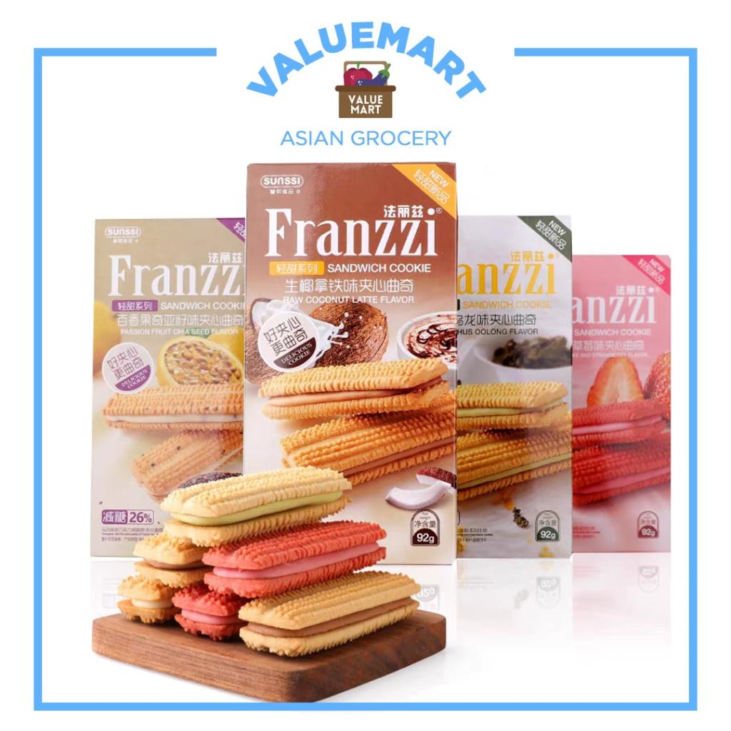 Franzzi Premium Sandwich Cookies (Passionfruit Chia, Red Velvet ...