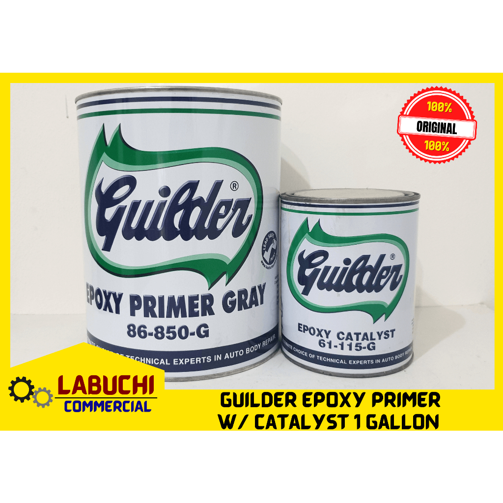 GUILDER EPOXY PRIMER WITH CATALYST 1 GALLON(4L) | GUILDER | Shopee ...