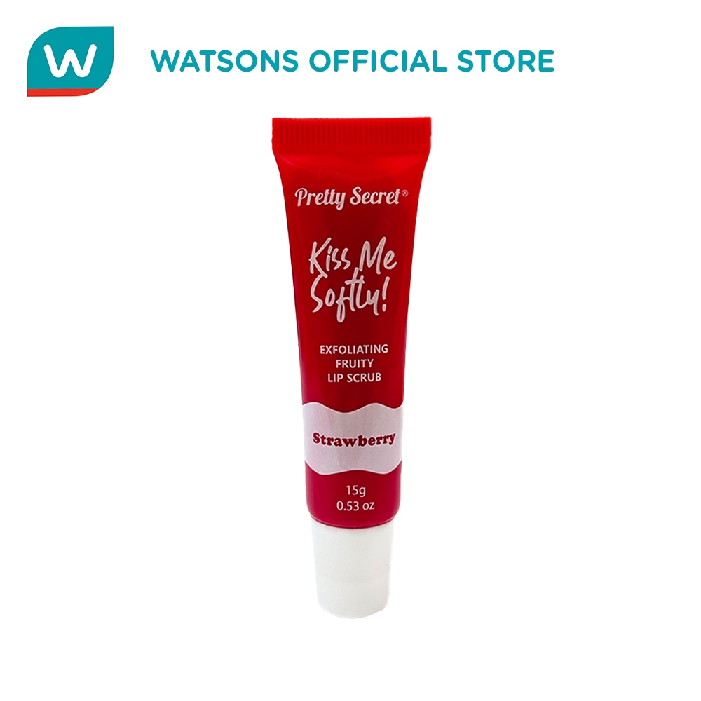 PRETTY SECRET Exfoliating Lip Scrub Strawberry15g | Shopee Philippines