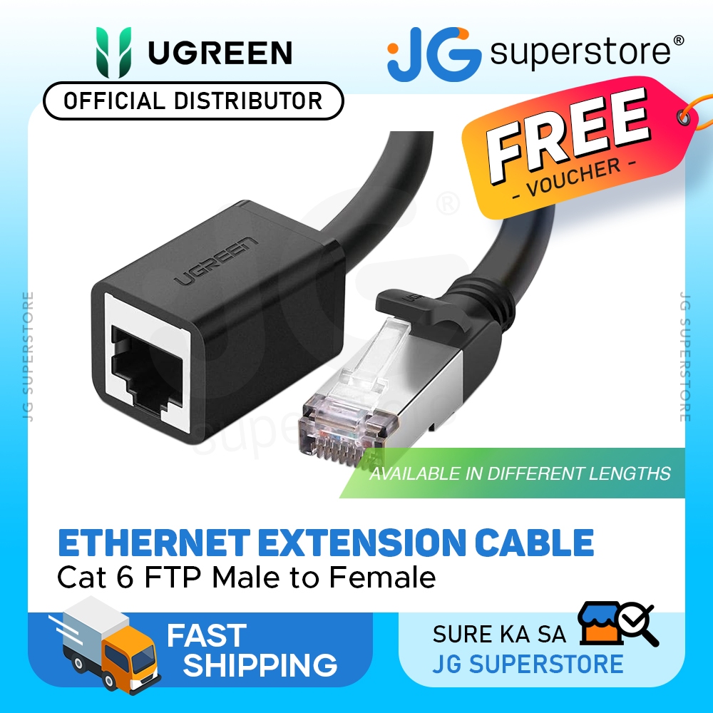 UGREEN 1m / 2m / 3m / 5m Cat6 FTP RJ45 Ethernet Network Extention Cable ...