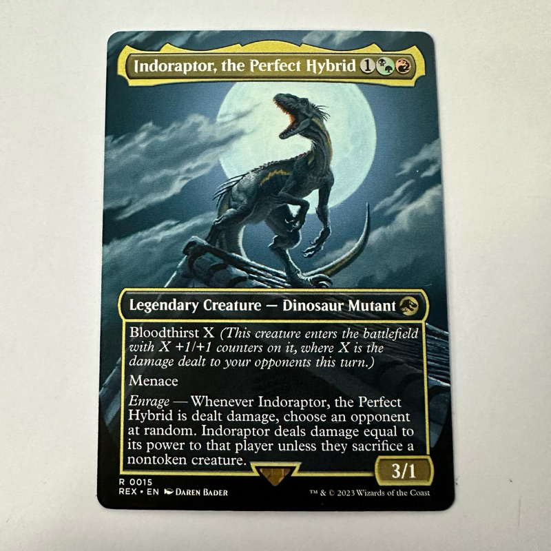 INDORAPTOR, THE PERFECT HYBRID | REX JURASSIC WORLD COLLECTION ...