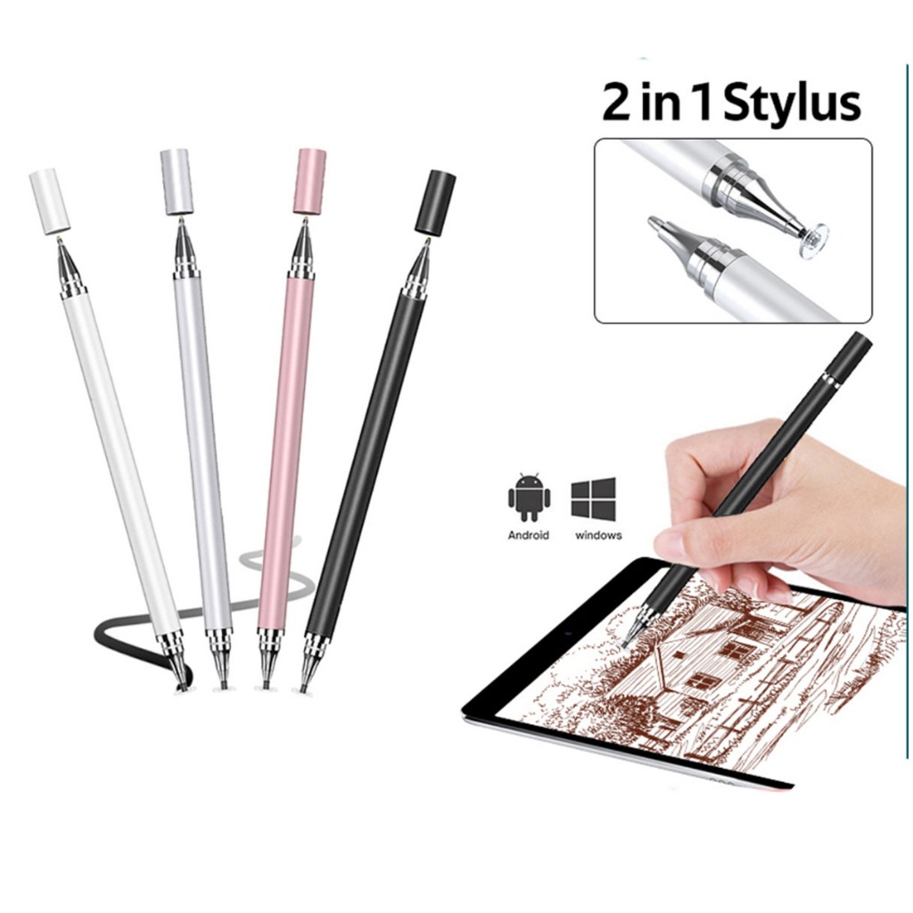 Universal 2 in 1 Stylus Pen Drawing Tablet Capacitive Touch Screen ...