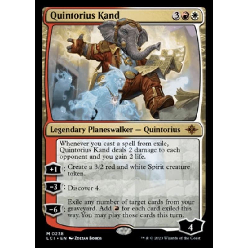 Quintorius Kand - LCI - Mythic - MTG Cards (WotC) | Shopee Philippines