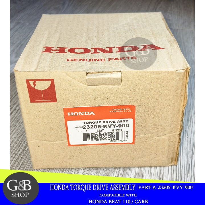 HONDA TORQUE DRIVE ASSEMBLY FOR BEAT 110 / CARB (23205-KVY-900) MADE IN ...