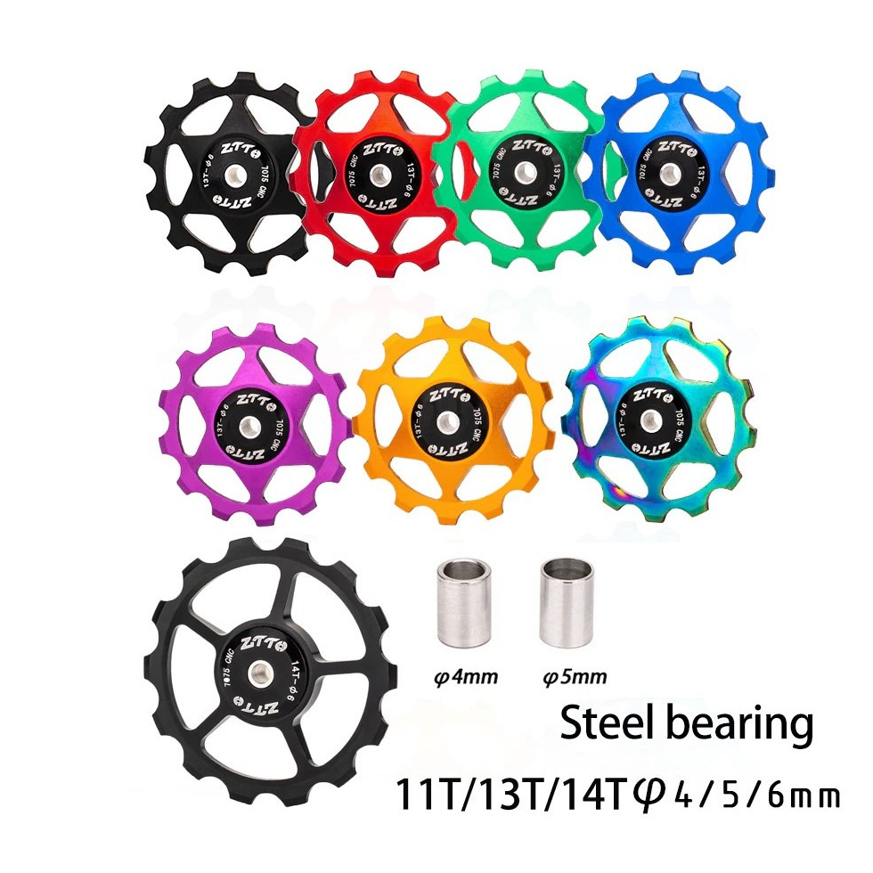 【PH DELIVERY】INSPEED CNC 11T 13T Bike Pulley Bearing Rear Derailleur Jockey Wheel Bike Guide ...