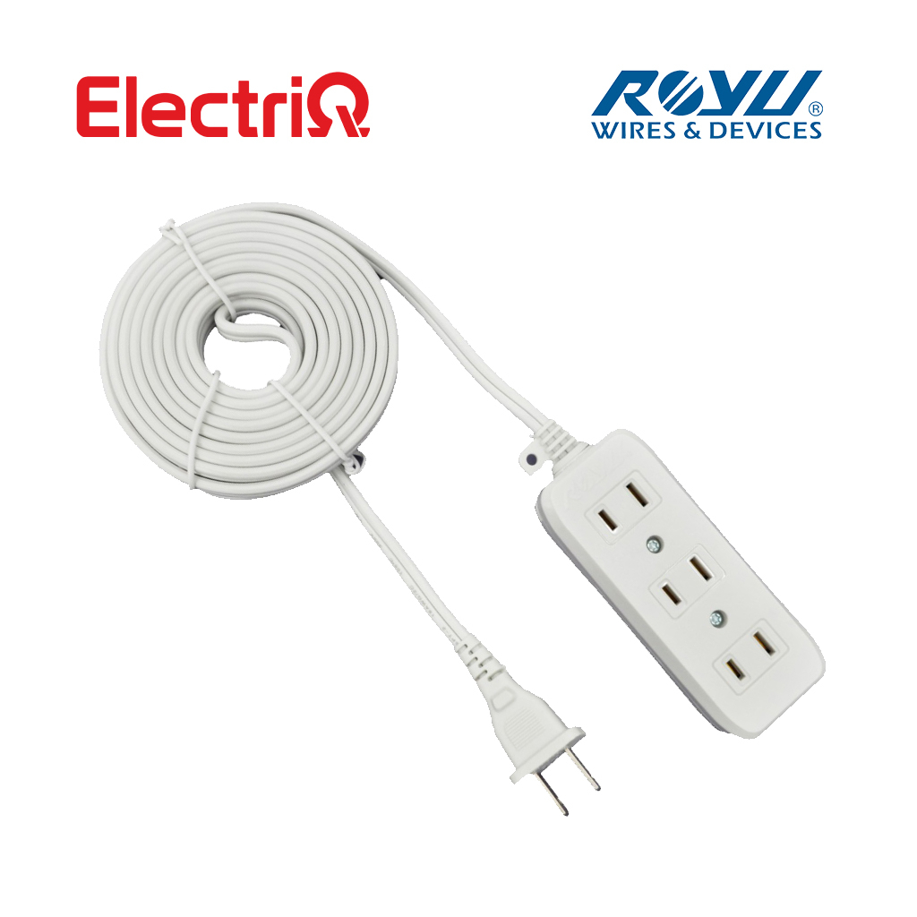 Electriq | Royu 3 meters 2+1 Gang Pin / 4 meters 3+1 Gang Pin Wire ...