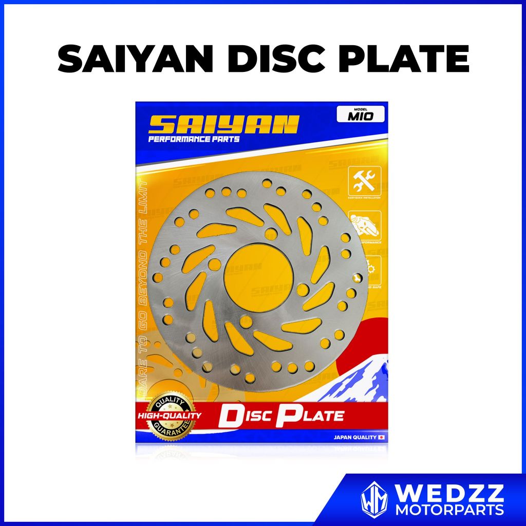 SAIYAN DISC PLATE ( XRM / WAVE ) | Shopee Philippines