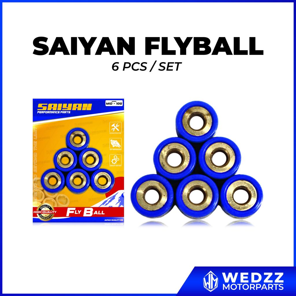 SAIYAN MOTORCYCLE FLYBALL (6 PCS) | Shopee Philippines