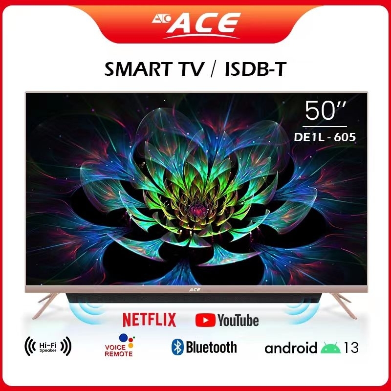 ACE 50" UHD Smart Google TV DE1L(Android 9, Netflix, Youtube ...