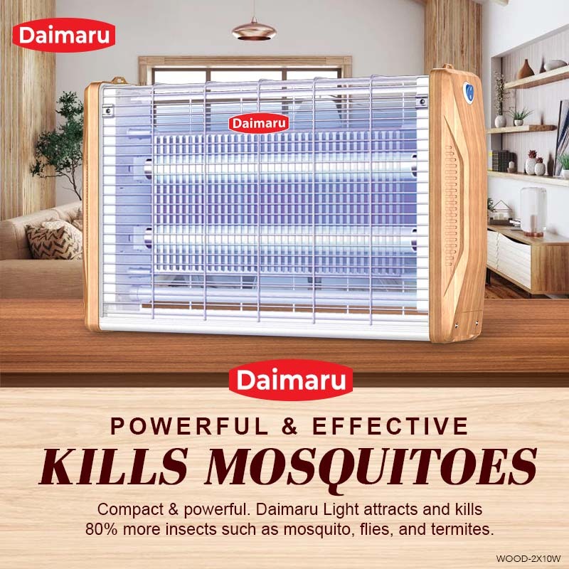 Daimaru Wood-2X10W Insect Killer | Limited Edition Bug Zapper | Shopee ...