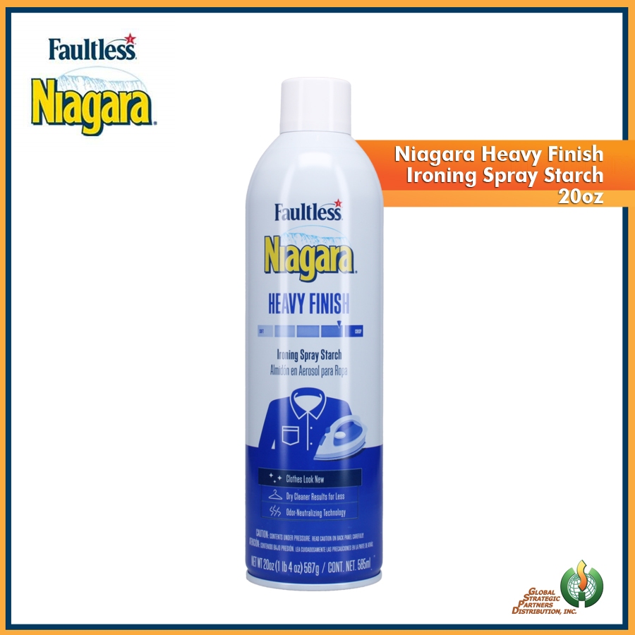 Faultless Niagara Heavy Finish Ironing Spray Starch | Shopee Philippines