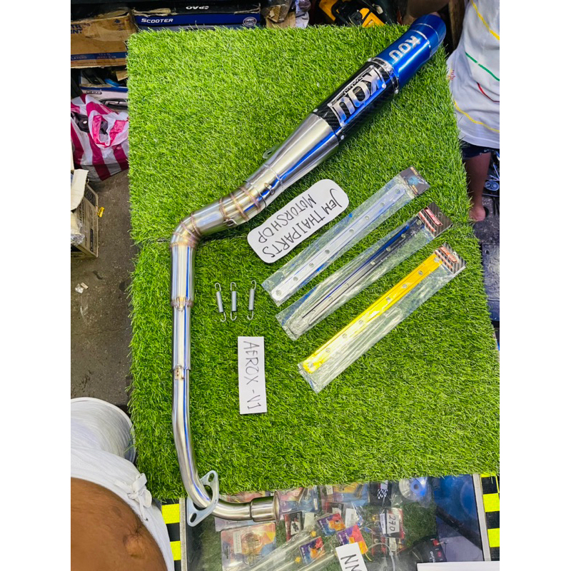 AEROX V1 Open pipe 51mm tube type FREE BRACKET yamaha aerox v1 | Shopee ...