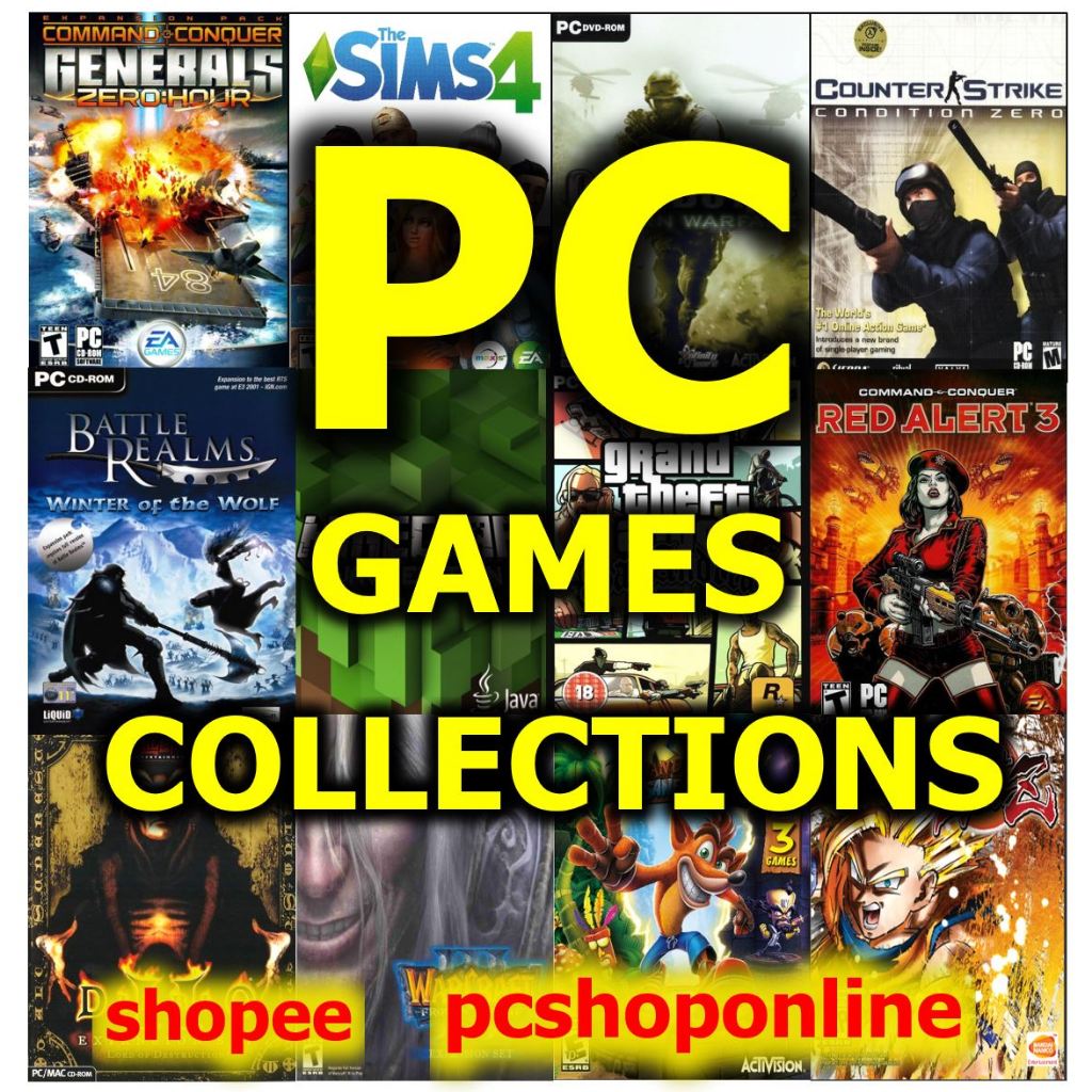 Best PC Games GTA San Andreas Red Alert 2 Generals Zero Hour Minecraft ...