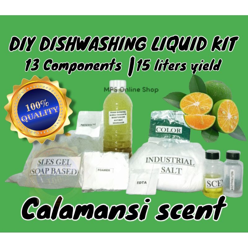 𝗖𝗔𝗟𝗔𝗠𝗔𝗡𝗦𝗜 𝗦𝗖𝗘𝗡𝗧 | DIY Dishwashing Liquid Kit Raw Materials PREMIUM with ...