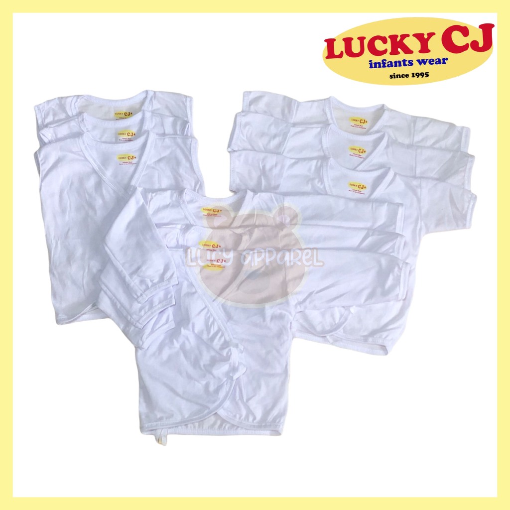 9 PCS SET Newborn Baby Cotton White Tie Sides Baru baruan LUCKY CJ ...
