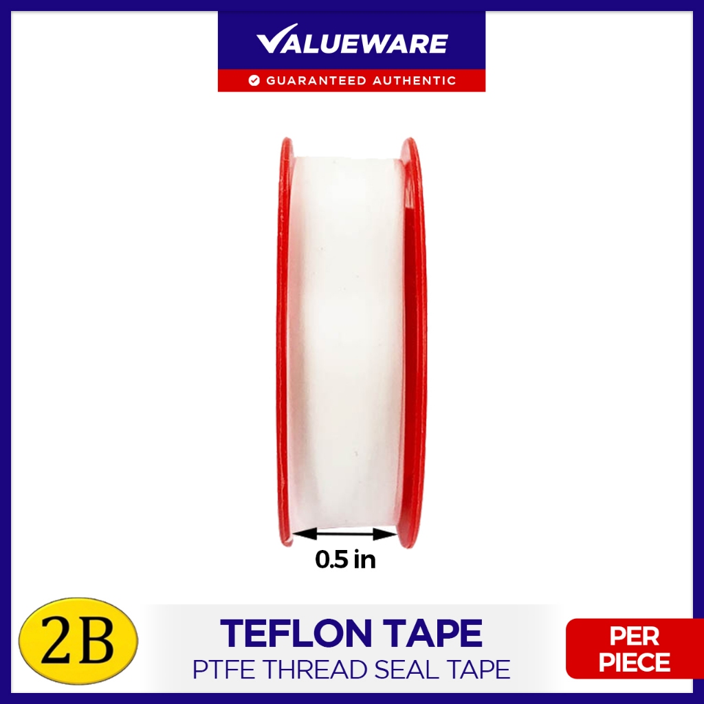 2B Teflon Tape | 1" / 3/4" / 1/2" (Per Piece) - PTFE / Thread Seal ...