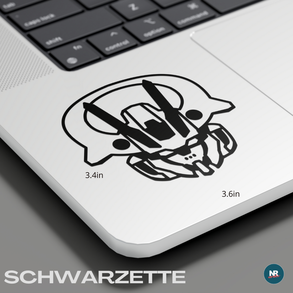 Gundam Schwarzette Vinyl Decal Anime Mecha Mobile Suite Gunpla Sticker ...