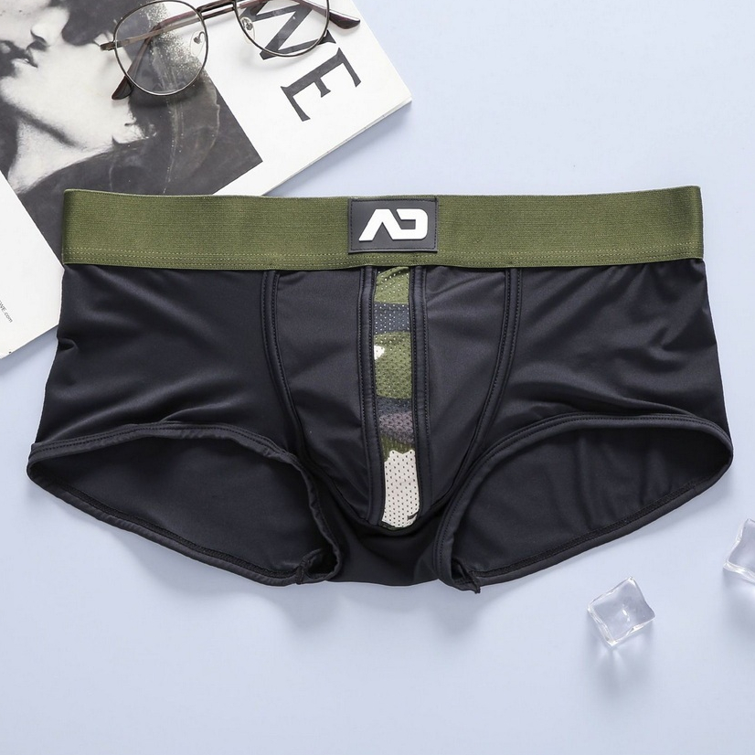 Addicted Men Quality Milk-Silk Boxer Briefs Man Camo Boxers Trunks ...