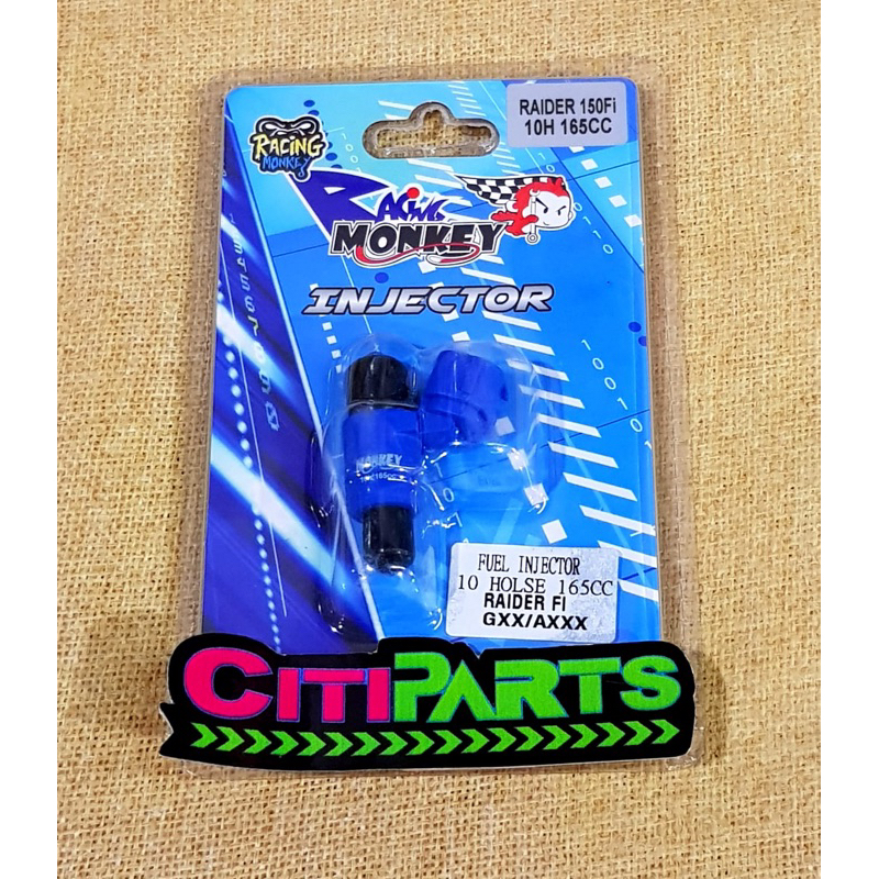 RACING MONKEY FUEL INJECTOR RAIDER 150 fi 10 holes 165cc | Shopee ...