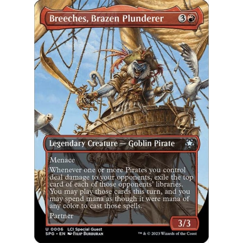 Breeches, Brazen Plunderer - SPG - Uncommon - MTG Cards (WotC) | Shopee ...