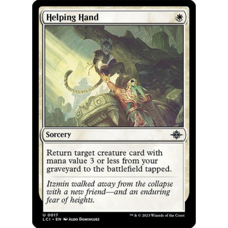 Helping Hand - LCI - Uncommon - MTG Cards (WotC) | Shopee Philippines