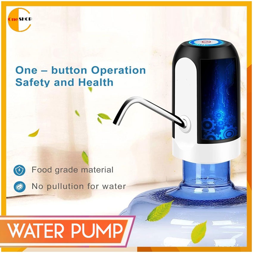 MD-09 Water Bottle Pump USB Charging Automatic Drinking Water Pump ...