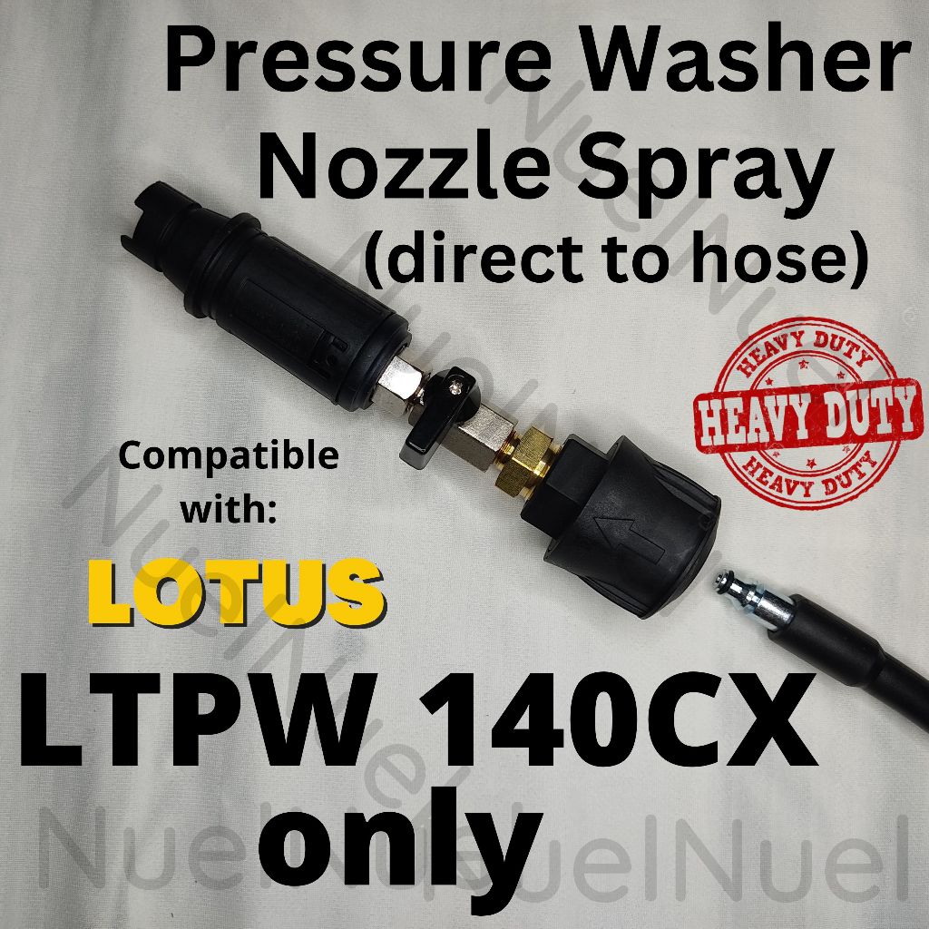 LTPW140CX X2-110SE LOTUS model COMPATIBLE SHORT NOZZLE SPRAY PRESSURE ...